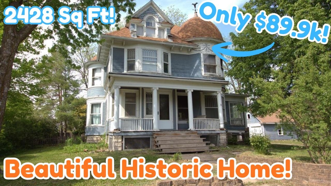 Beautiful Historic Home for Only $89.9k! 5 Bedrooms and 2428 Sq Ft!
