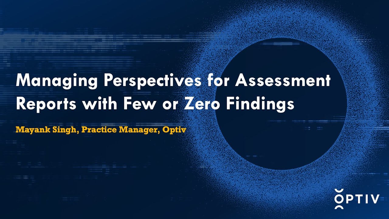 Managing Perspectives for Assessment Reports with Few or Zero Findings