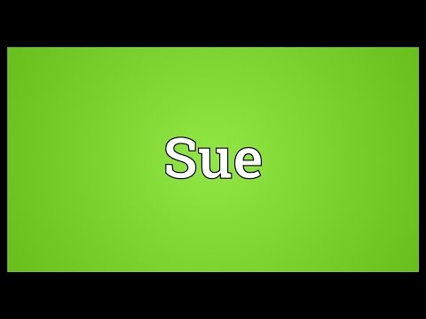 Sue Meaning
