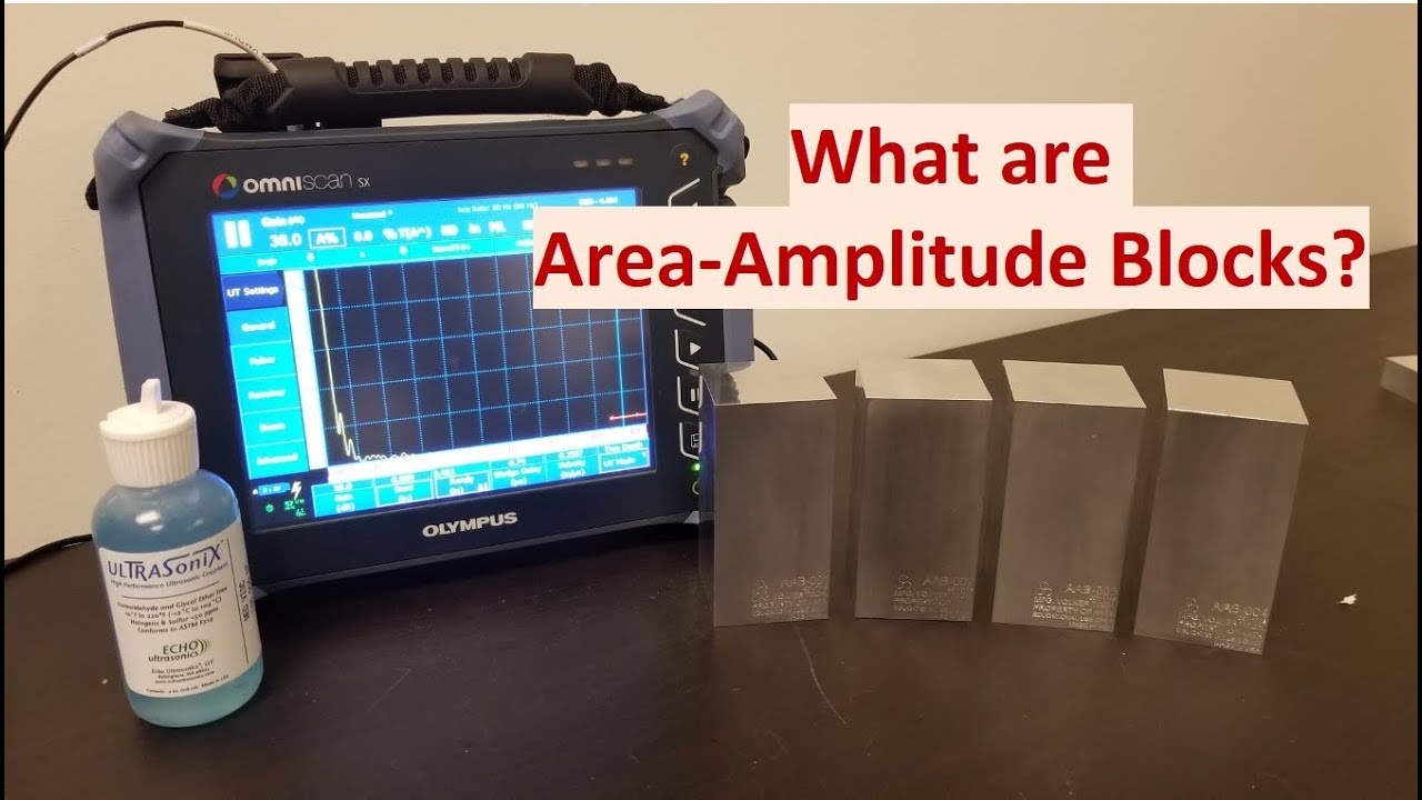 What are Area-Amplitude Blocks in Ultrasonic Testing?