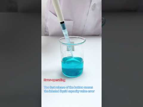 Three Common Pipetting Errors - Techniques Demonstration