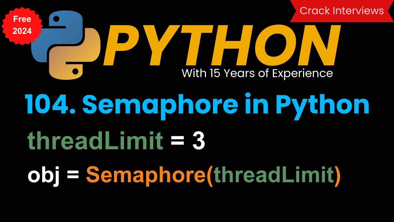 Python Semaphore | Thread Synchronization