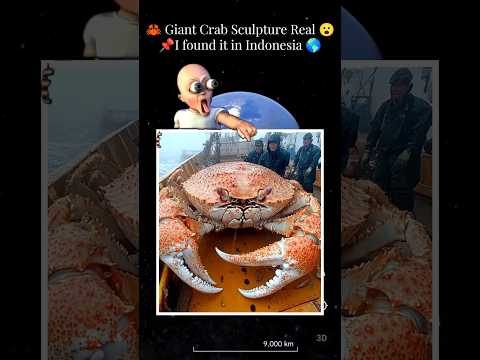 🤯 I Found a GIANT Crab on Google Maps! 🦀🌎#GiantCrab #GoogleMapsFind #MapMystery#Crabzilla #WTFMap