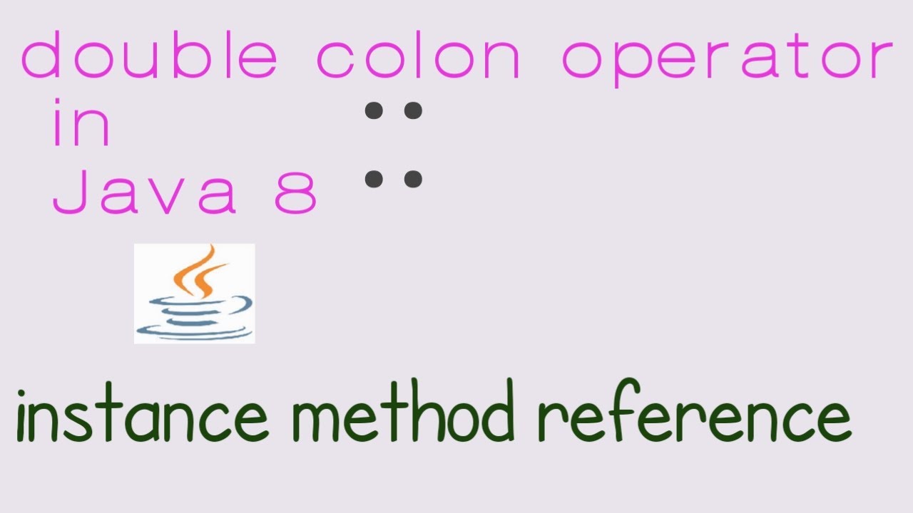 Instance method reference using double colon operator | Java 8 by Ponnam Jay |
