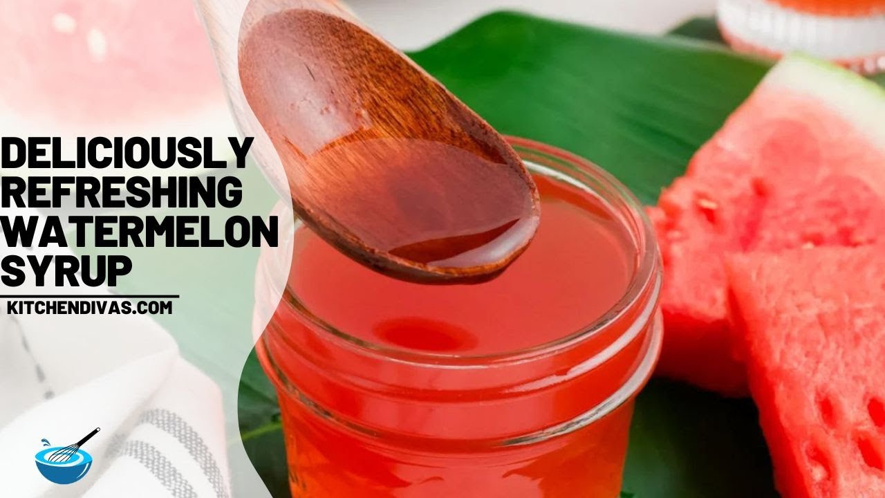 Deliciously Refreshing Watermelon Syrup
