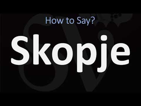 How to Pronounce Skopje? (CORRECTLY)