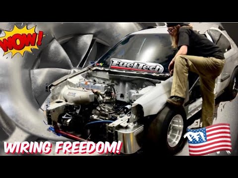 Freedom is Coming! Wiring the Civic and our New WCF turbo Arrived!