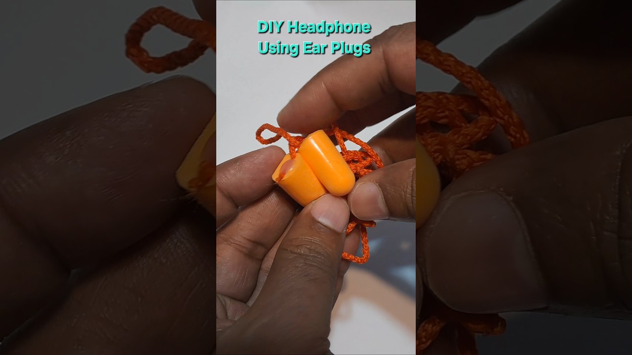 Corded Ear Plug As A DIY Headphone