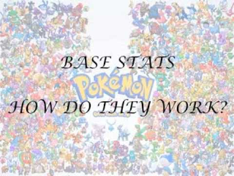Pokemon Base Stats How Do They Work