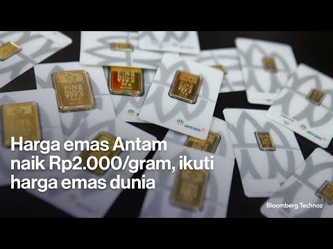 Harga emas Antam naik Rp2.000/gram, ikuti harga dunia
