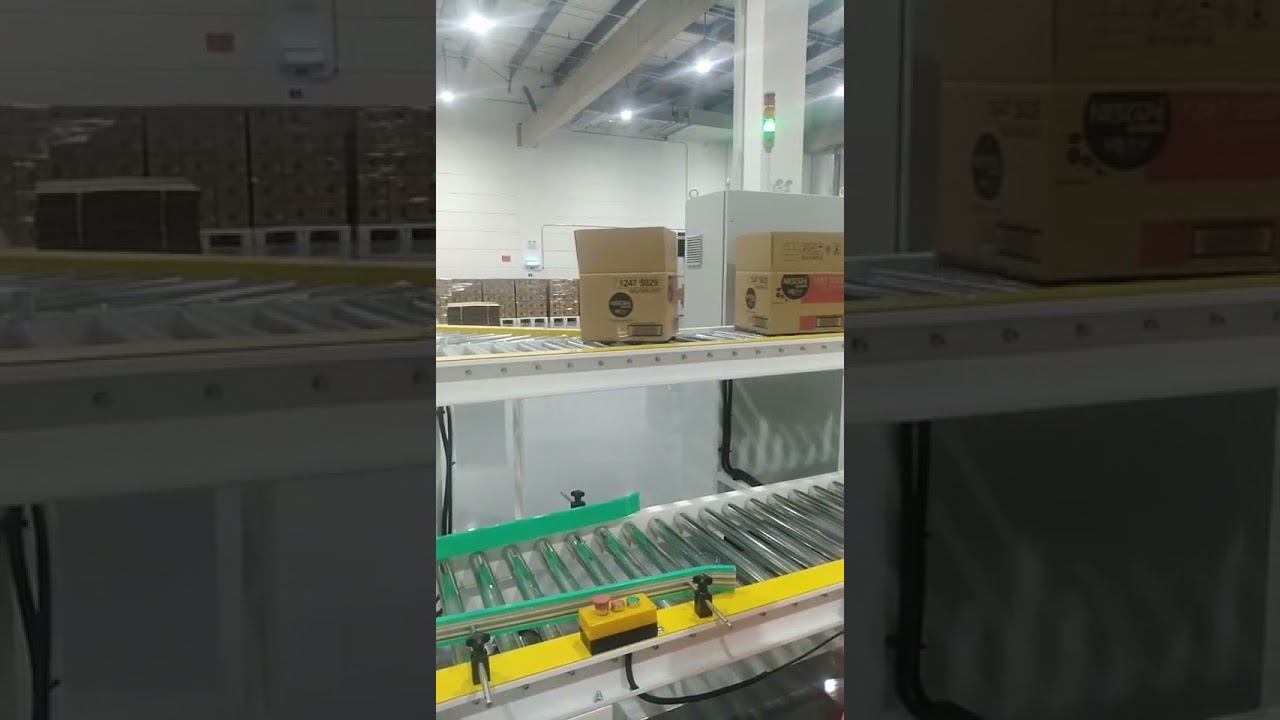 Carton packing line case erector and box sealing machine