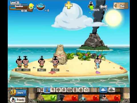 Pocket God Facebook: the Volcano