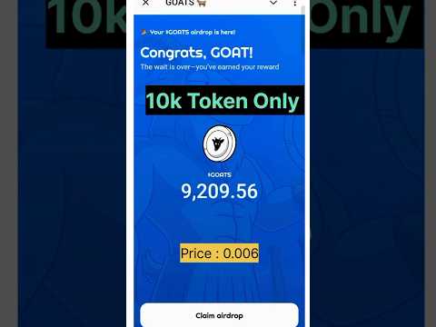 How Much $GOAT Airdrop Did I Score? ๐๐ฐ๐ฅ #goats #goatsairdrop #airdropalert