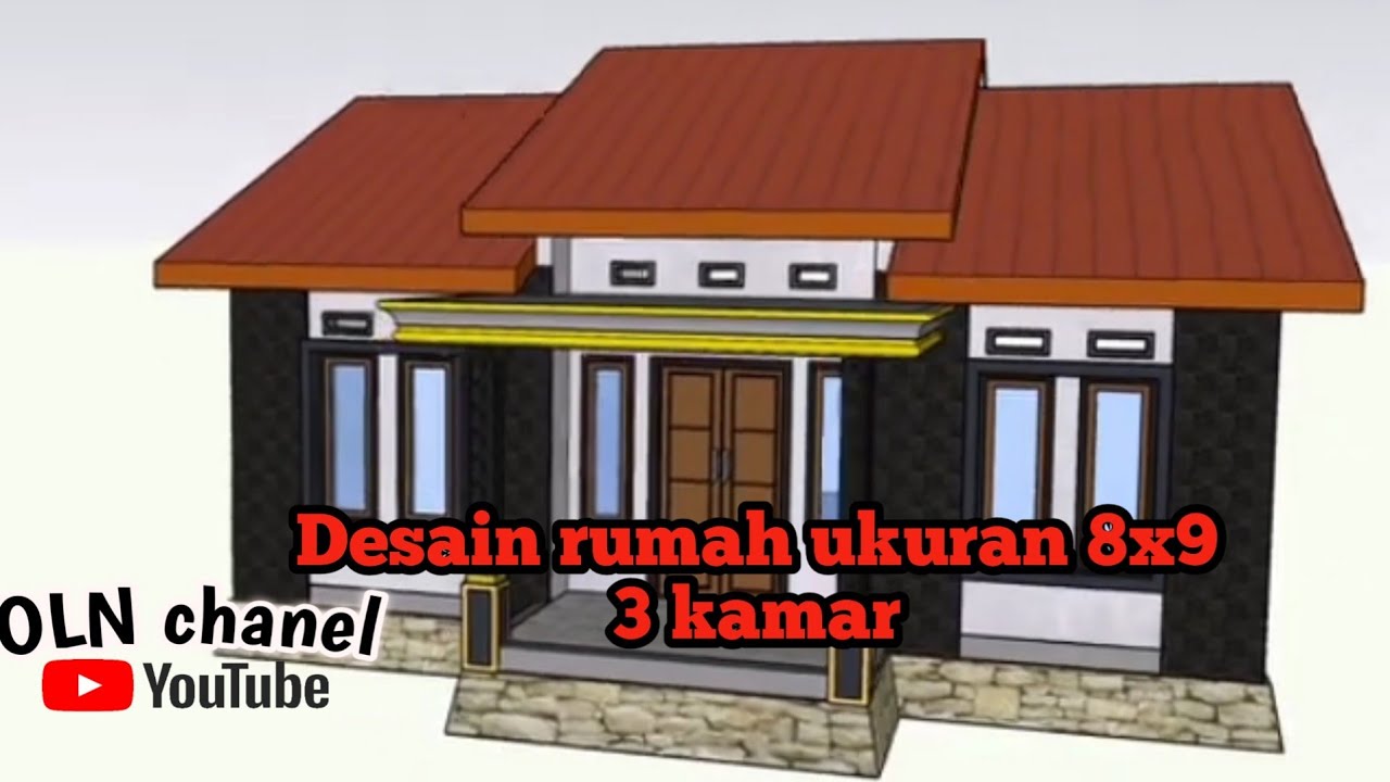 Minimalist house design 8x9