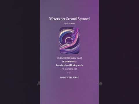 Meters per Second Squared I