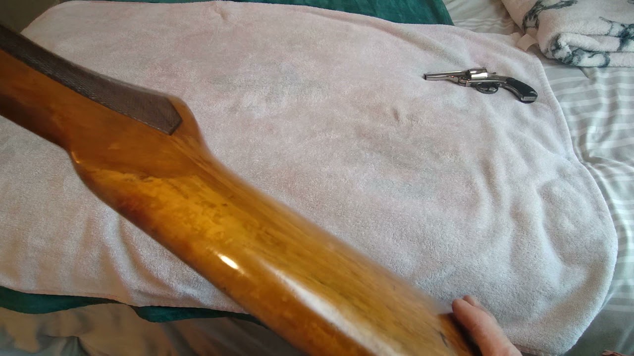 Very Rare Remington 572 Crow Wing Black 22 Pump Rifle In process restore project