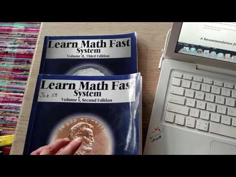 Using the Learn Math Fast System, a homechool mom's review
