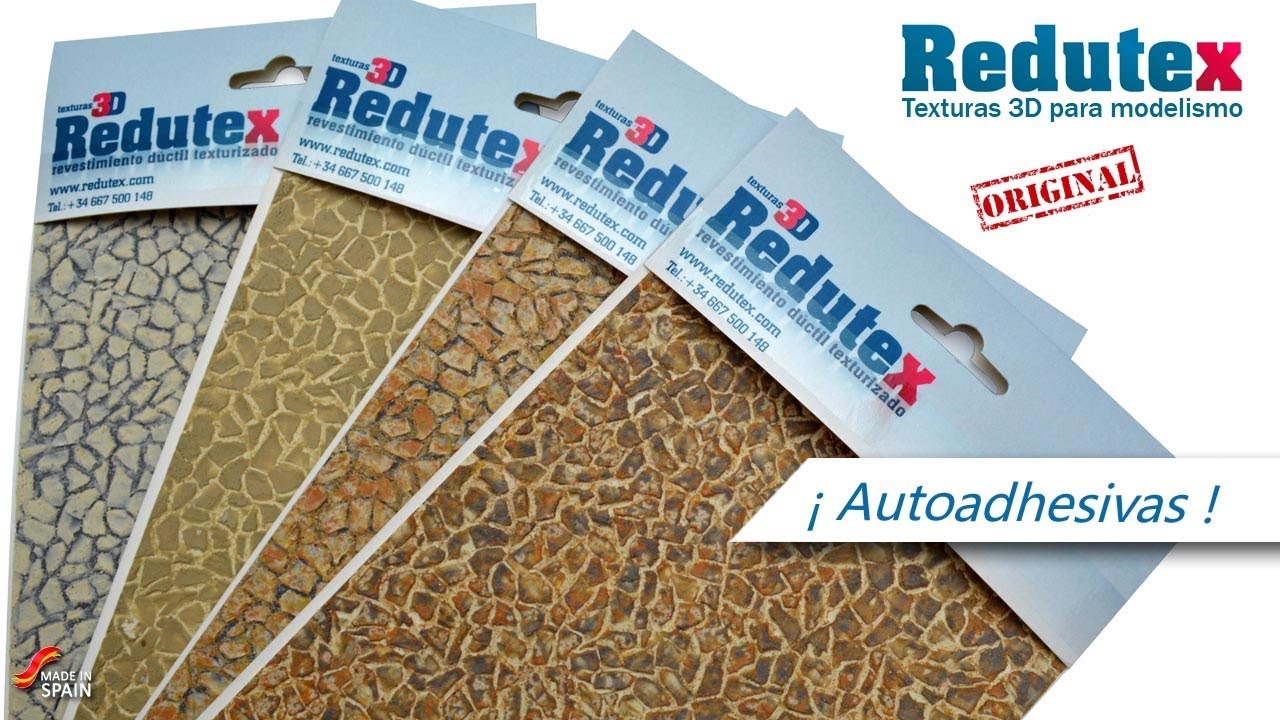 Muro de mamposteria 3D Autoadhesivas para modelismo - Redutex