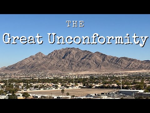 The Great Unconformity Geologic Wonder / Frenchman Mountain , Las Vegas , Nevada