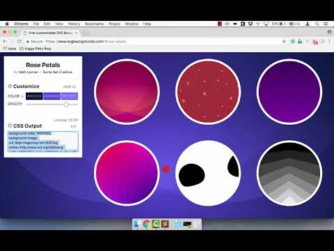 SVG Backgrounds for Website Design