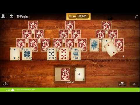 Wild West / TriPeaks - Medium: Earn a Score of 75,000