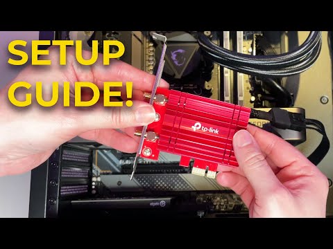TP Link WiFi Adapter Unboxing and Setup Tutorial! AX5400