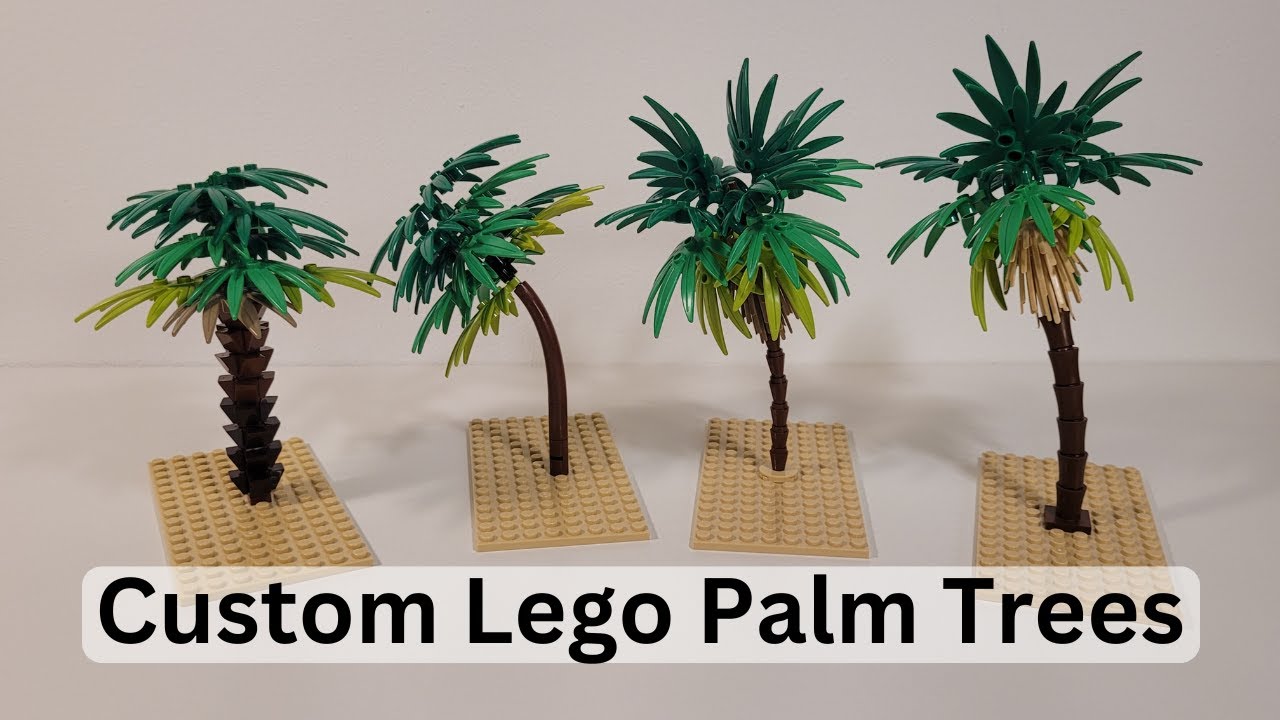 Custom Lego Palm Trees for my Lego City Beach