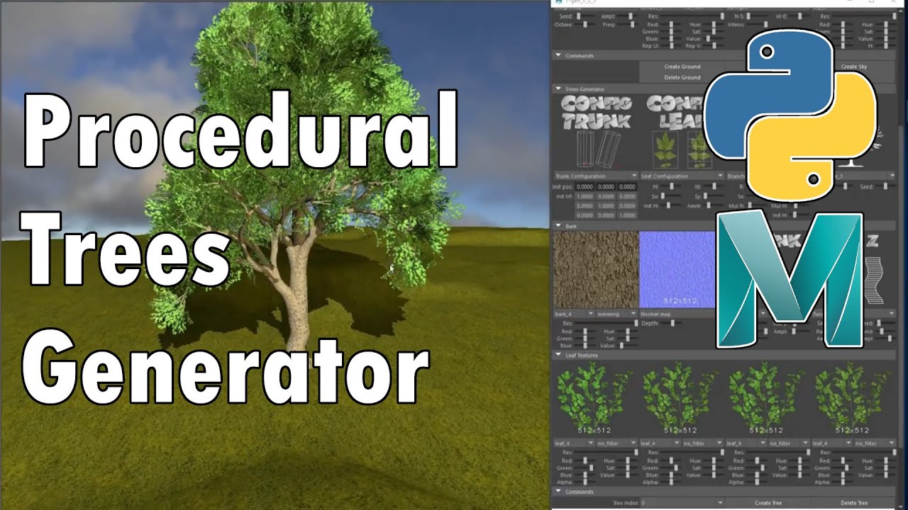 T-Gen v0.6 - Procedural Trees Generator