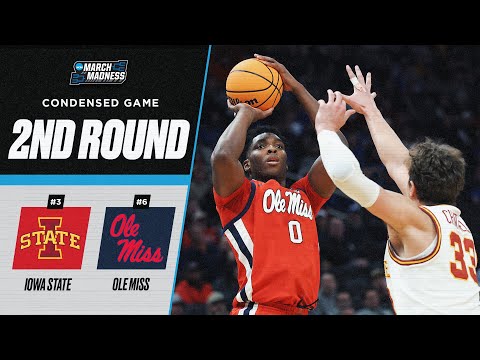 Ole Miss vs. Iowa State - Second round NCAA tournament extended highlights