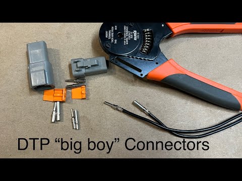 Deutsch DTP #12 12 AWG connector set (male & female)