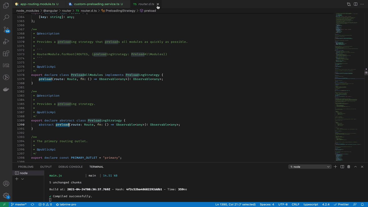 S4E2 Preloading Strategies for Lazy Loading Modules