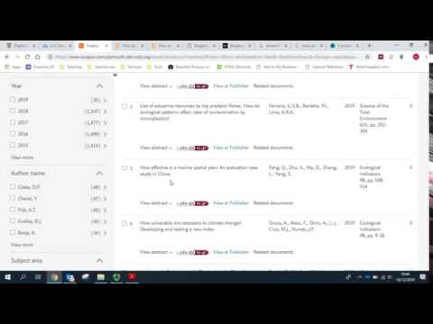 Scopus: Search Tips 1
