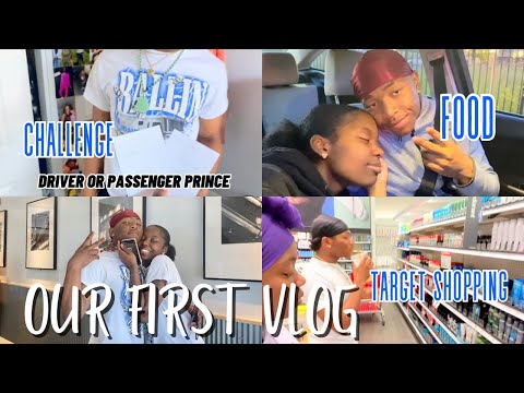 Our FIRST VLOG | TARGET Shopping | GF Gets LOST | PICK A CARD GAME