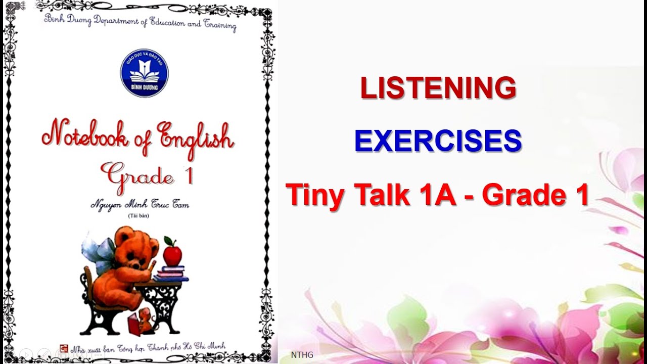Tiny Talk 1A - Listening exercises in Notebook of English (Grade 1)