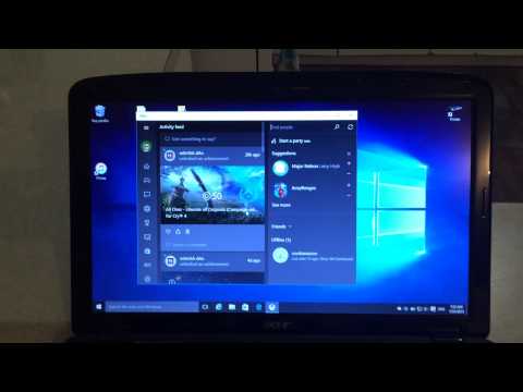 the FREE pre-ordered Windows 10 OS upgrade - First Quick Look