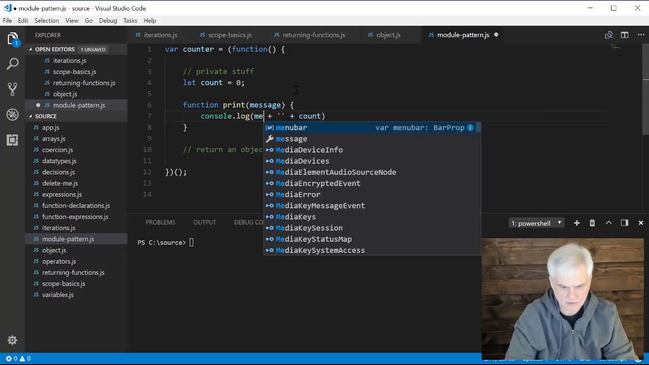 16  Module Pattern and Revealing Module Pattern