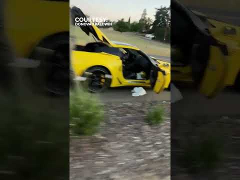 Driver of reportedly stolen Corvette leads deputies in pursuit