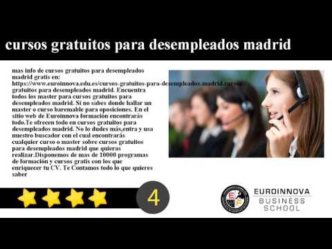 cursos gratuitos para desempleados madrid