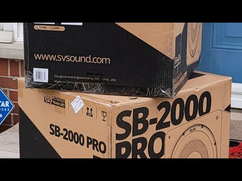 SVS SB2000PRO PIANO GLOSS WHITE, 1ST OFFICIAL BOXED VIDEO
