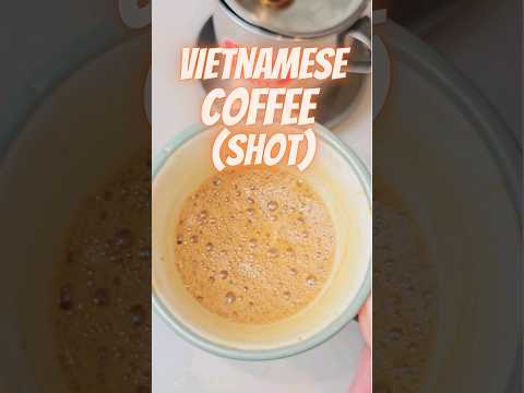 How to make the best Vietnamese Coffee Shot #coffee #shorts