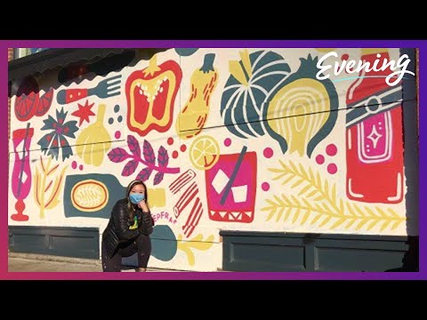 Seattle's new FAVORITE ARTIST 🎨 Meet the young artist whose murals are coating the city in color