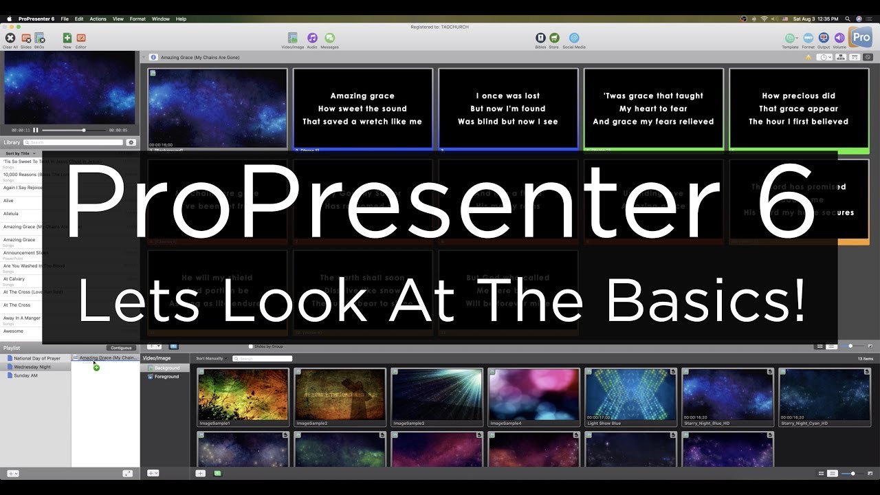 ProPresenter 6 Lets Look at the Basics!