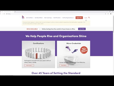 Enter Recertification Credits Into HRCI for PHR and SPHR
