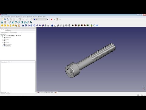 FreeCAD Lesson 09 - Outer Threads Video Lecture - Mastering FreeCad: Tutorial for Beginners ...