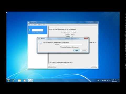 How to Port Forward Airport Extreme Windows 7 and 8