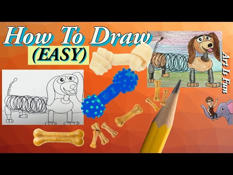 Slinky Dog | Drawing for Begginers | Fun Drawing Tutorials