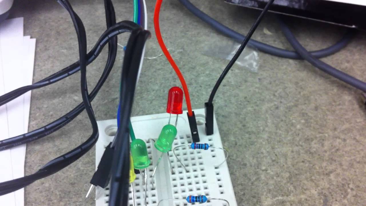 Flashing LED with variable delay