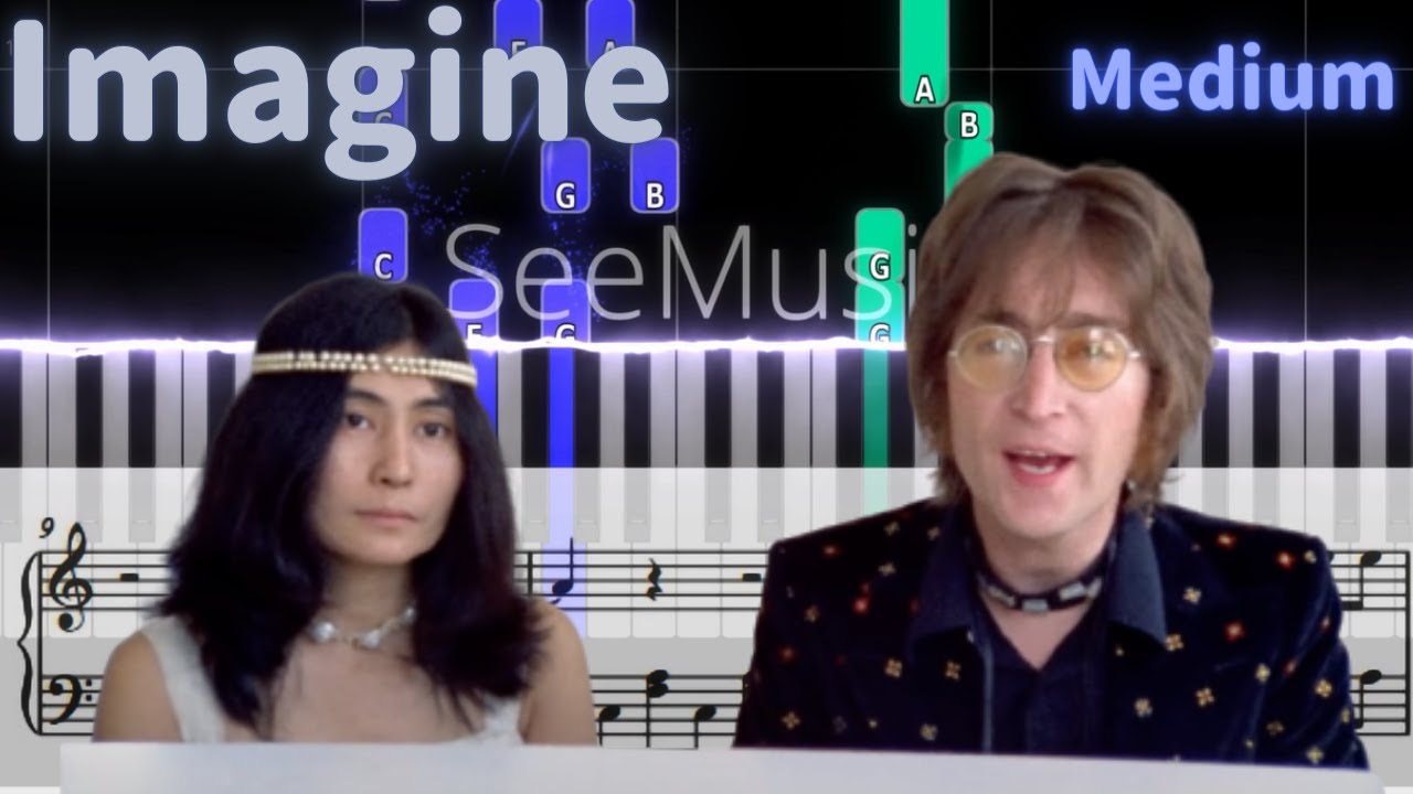 [Piano Cover] Imagine - John Lennon - Medium [Sheet music]