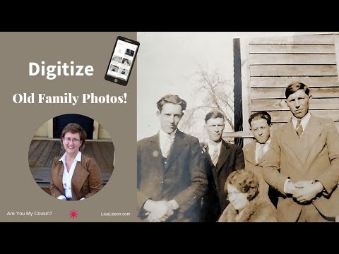 Digitize and Preserve Your Old Family Photos