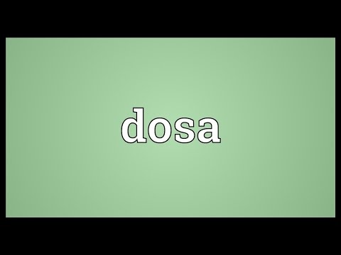 Dosa Meaning